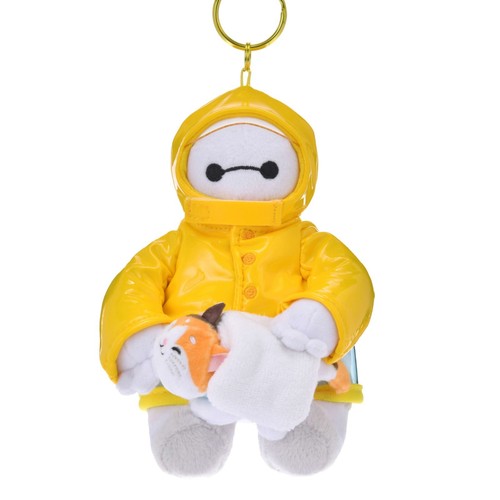 Japan Tokyo Disney Store Baymax & Mochi Plush Toy Keychain Rain NEW FS ...