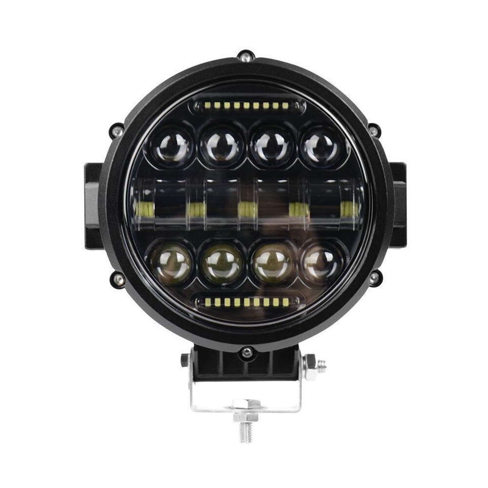 7Inch Round LED Work Light Spot Combo DRL Driving Reserve Lamps Offroad ...