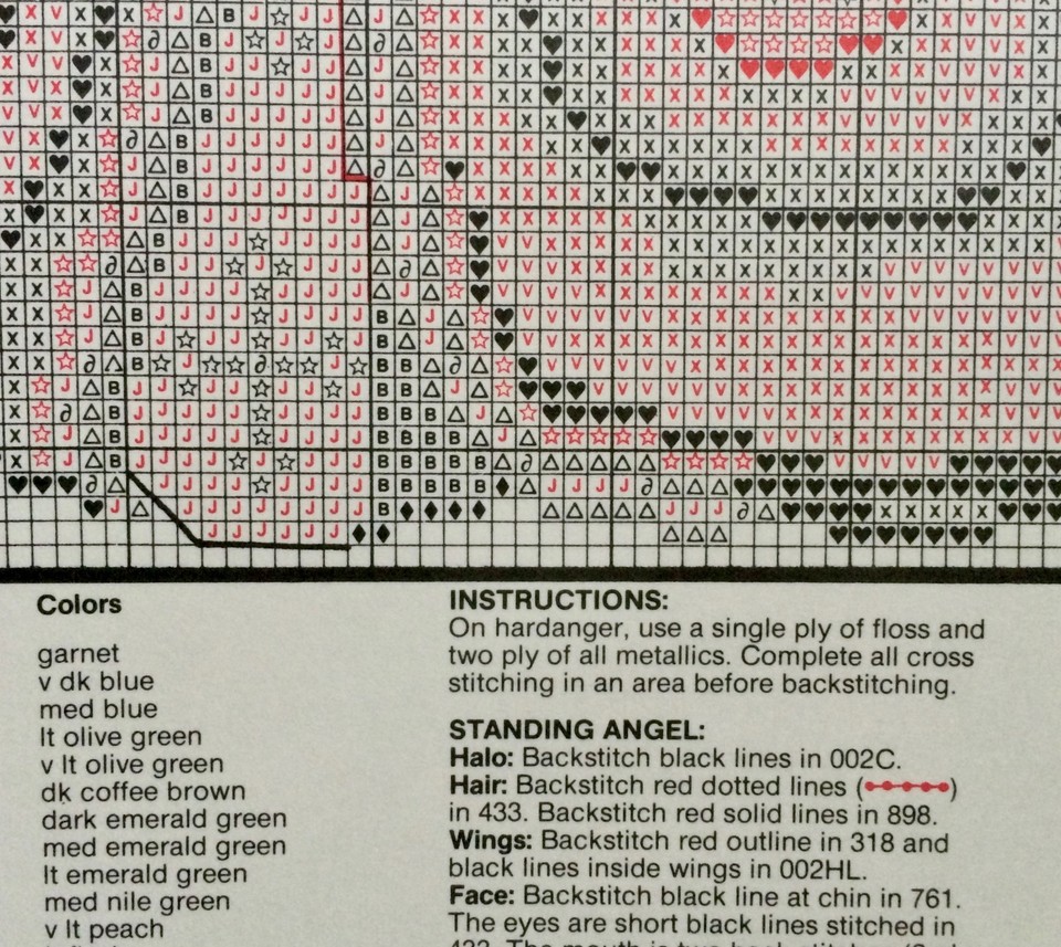 Serendipity Designs Cross Stitch Pattern Booklet THE ANGEL'S PRAYER ...