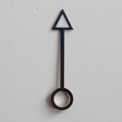 Dark Blue GMT Hand (luminous) for Seiko Mod Parts Custom BGW9 Fits NH34 ...