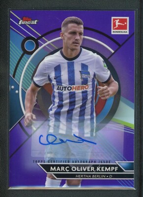 2023 MARC OLIVER KEMPF 92/99 AUTO TOPPS FINEST BUNDESLIGA AUTOGRAPHS | eBay