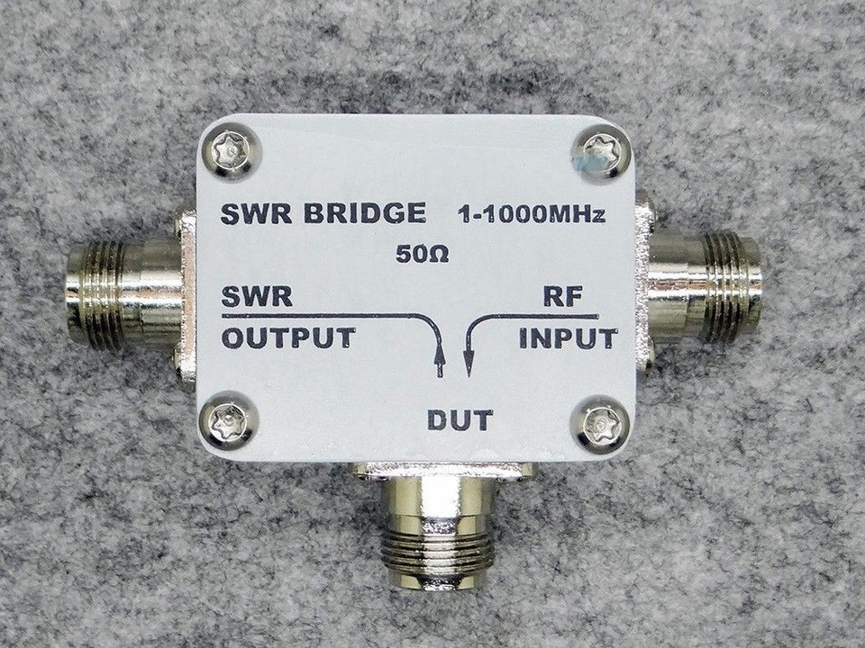 1MHz-1000MHz 1Ghz 50Ω VSWR Reflection Bridge SWR Bridge RF Directional ...