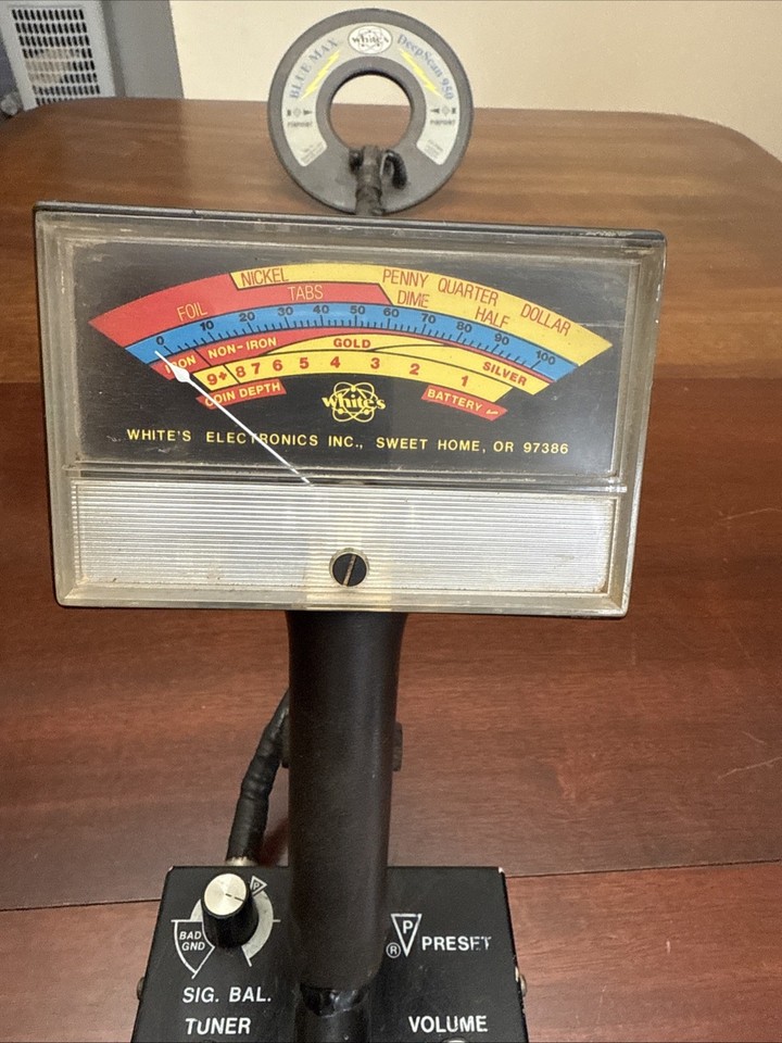 White's 6000/Di PRO SL Metal Detector Blue Max Deep Scan 950 | eBay