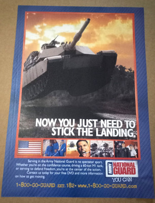 2004 print ad - U.S. Army National Guard men women military MI tank ...