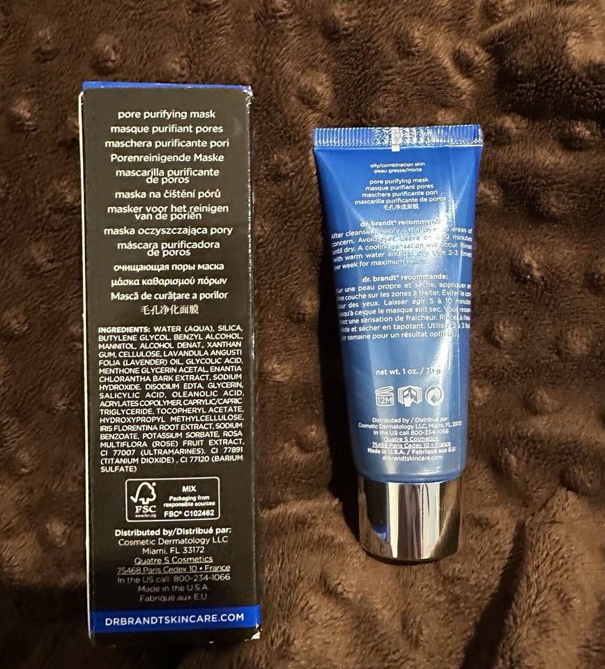 Dr Brandt 1 Oz Pores No More Vacuum Cleaner Pore Purifying Mask | eBay