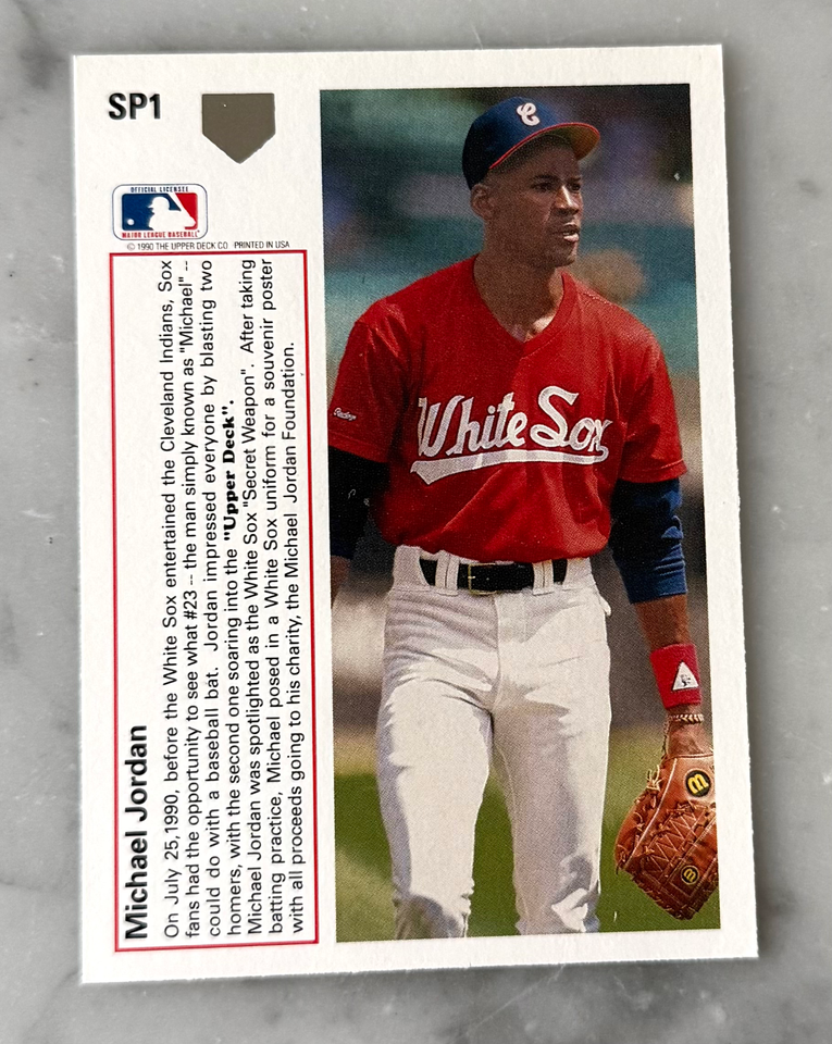 MICHAEL JORDAN 1991 UPPER DECK ROOKIE RC #SP1 WHITE SOX BASEBALL | eBay