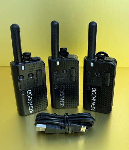 {Lot of 3} Kenwood ProTalk LT Pocket Portable Handheld Radio PKT-23 -No ...