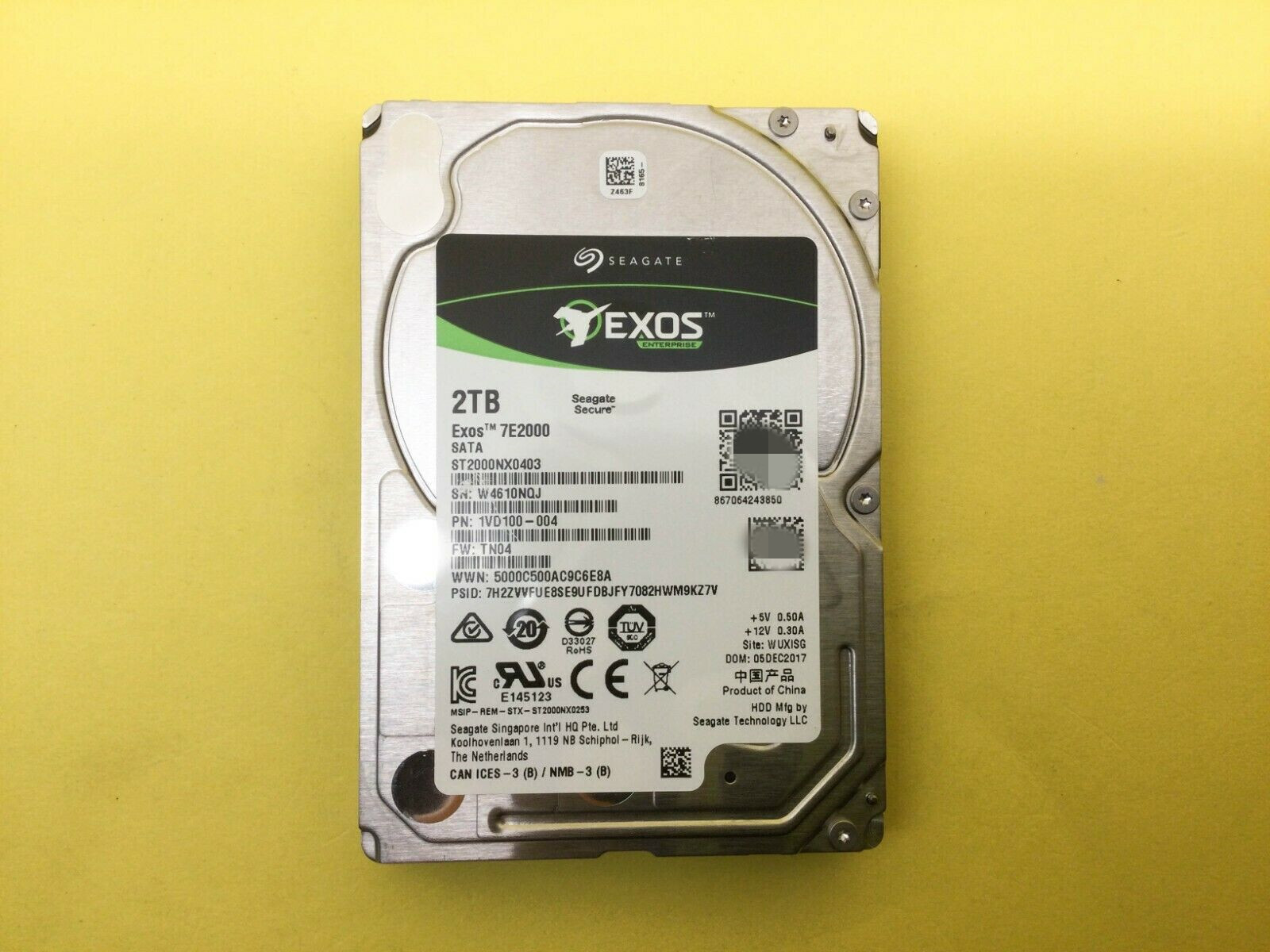 Seagate ST2000NX0463 2TB 7.2K SAS 2.5 12G for sale online | eBay
