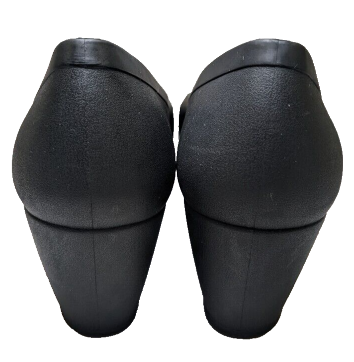 Crocs Lina Wedge Heels Size 8 Black 203408 Slip On Closed Toe Shoes ...