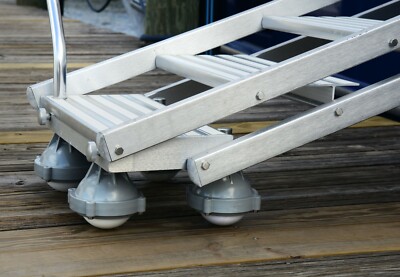 EZ Stair Rollers Wheels Fits Marquipt Sea Stair Yacht Boarding Ladder ...