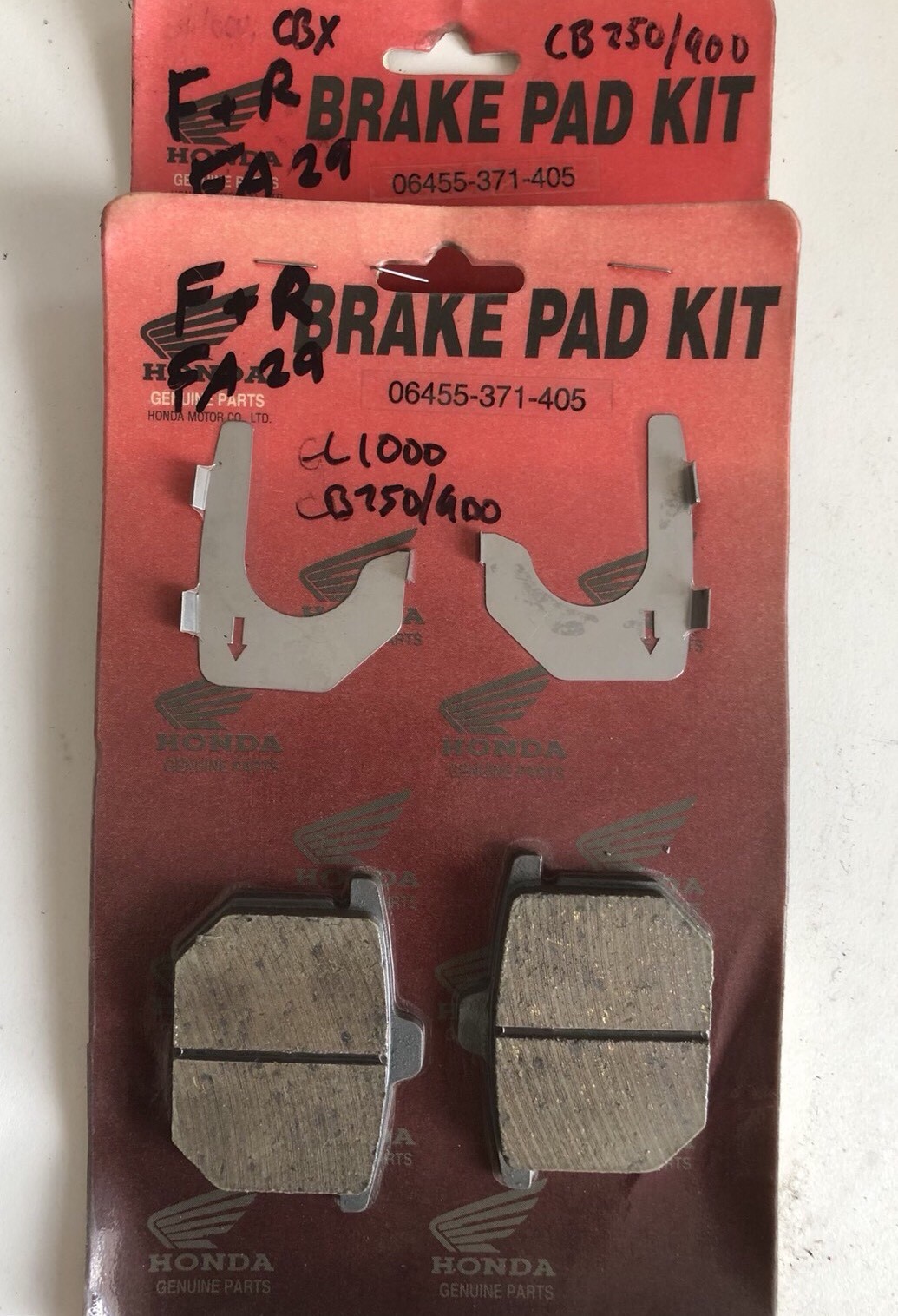 Honda OEM Part 06455-371-405 PAD SET, BRAKE 65-79 GL1100 NOS | eBay