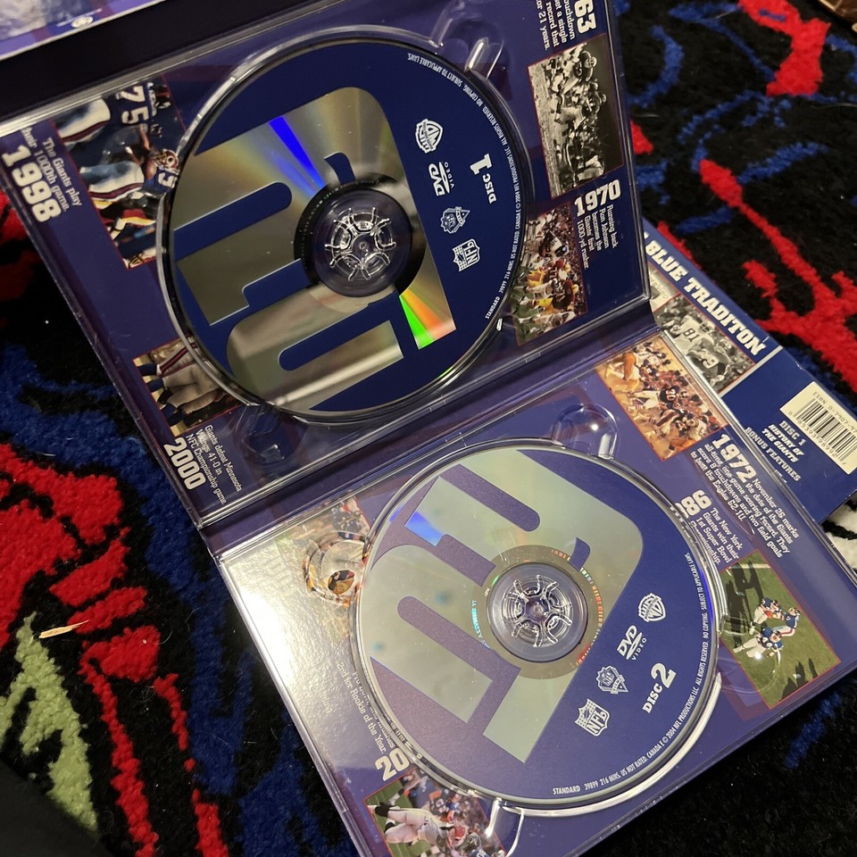 NFL History of the New York Giants (DVD, 2004, 2-Disc Set) 85393989927 ...