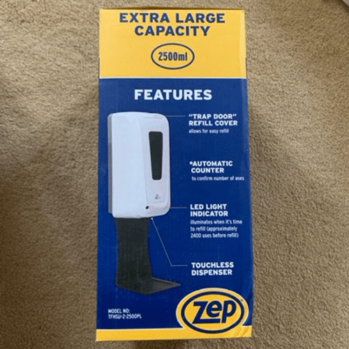 Zep Dispenser Extra Large Capacity With Wall Mount & Dip Tray Model ...