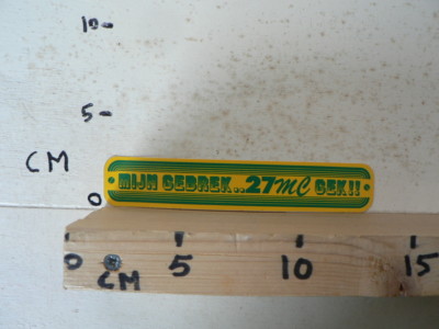 STICKER,DECAL 27 MC MIJN GEBREK 27 MC GEK 27MC B | eBay