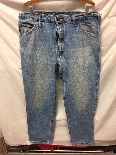 Union Line Blue Work Jeans Mens Sz 38x30 | eBay