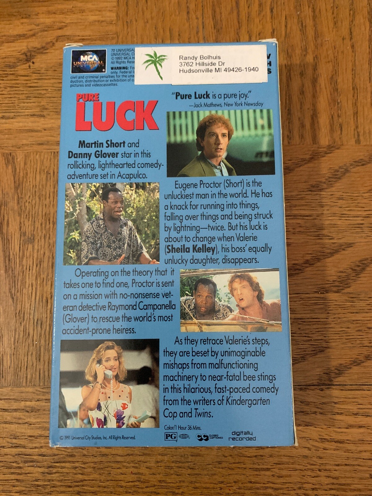 Pure Luck VHS | eBay