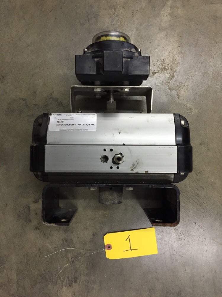 Flowserve B115D Automax Pneumatic Actuator Valve & ASCO Position ...
