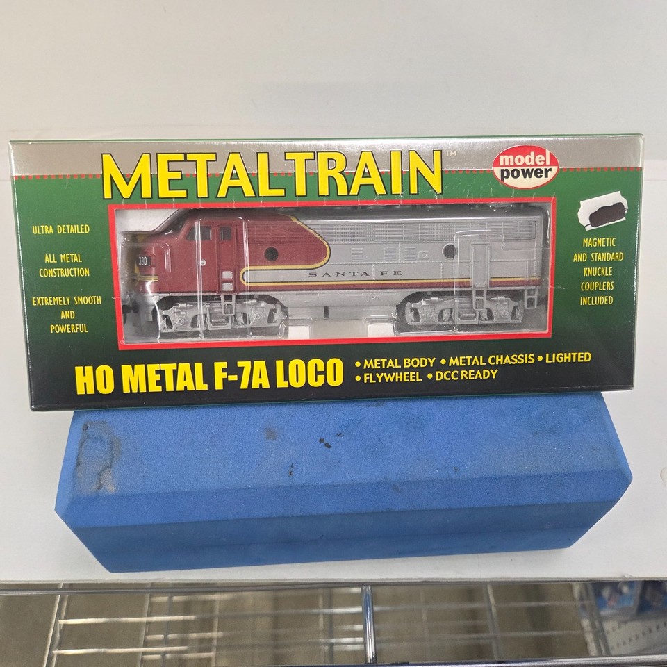 Model Power Metal Train Ho Santa Fe F7A Locomotive | eBay