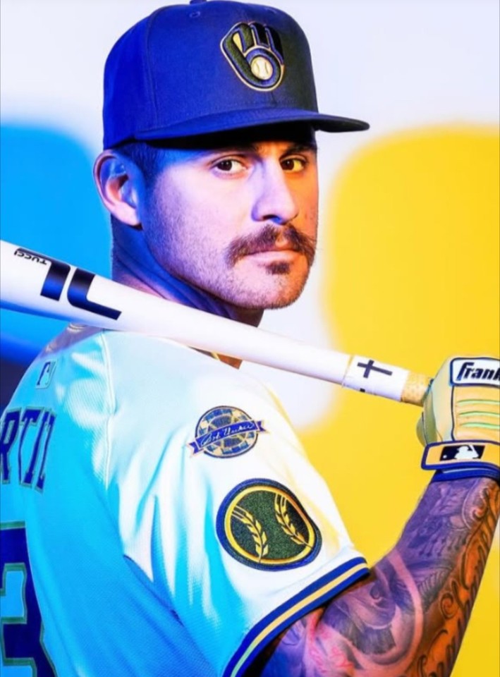 (2) Milwaukee Brewers Bob Uecker Memorial Jersey Patch & Northwestern ...