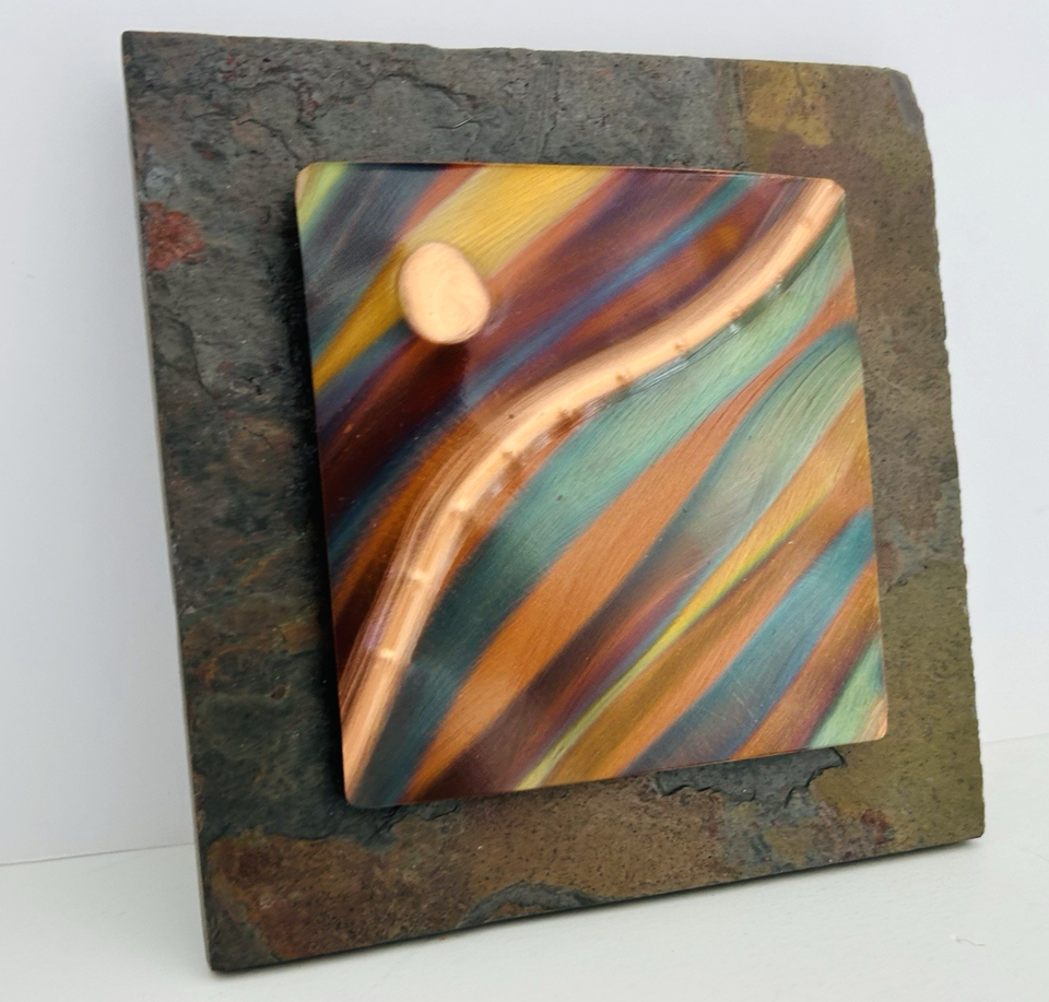 Copper Elements Flamed Copper Wall Art by Daniel & Frances Hedblom | eBay