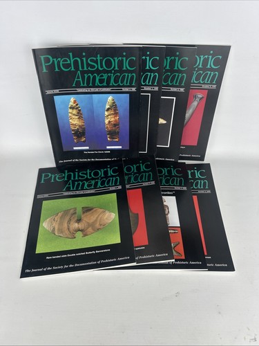 PREHISTORIC AMERICAN Magazine 8 Issues 2 Years Complete Sets Artifacts ...