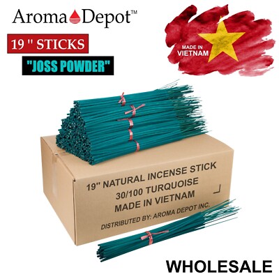UNSCETED 19'' Jumbo Incense Sticks 30 Natural Large Sticks Per Pack ...