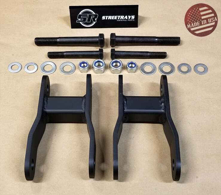 [SR] FOR 96-04 Tacoma 6-Lug Rear Leaf Shackle 1" Leveling Lift Bracket ...