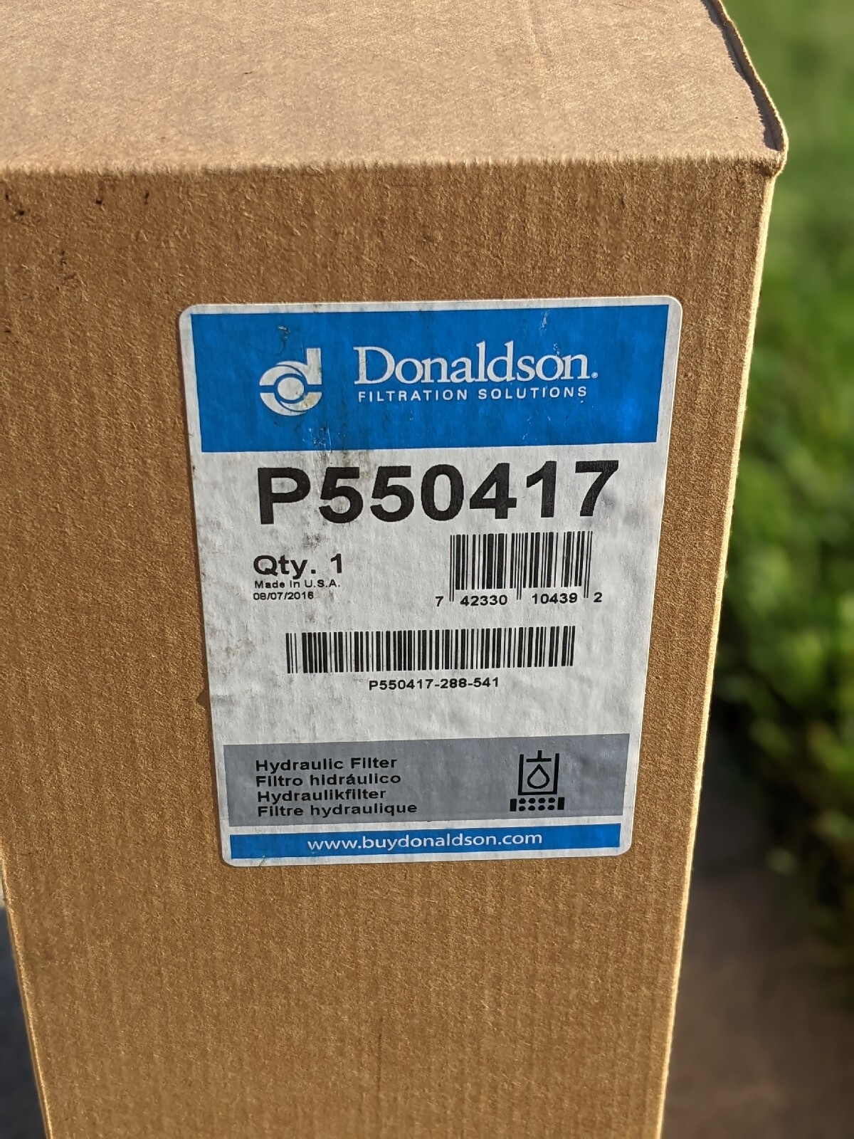 Donaldson+Hydraulic+Filter+P550417 for sale online | eBay
