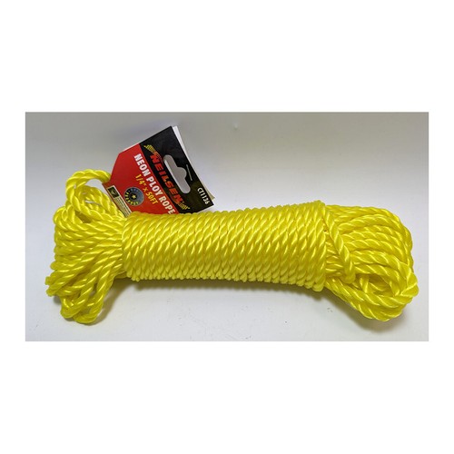 Corde Nylon jaune 15m en polypropylène 3701108238506 | eBay