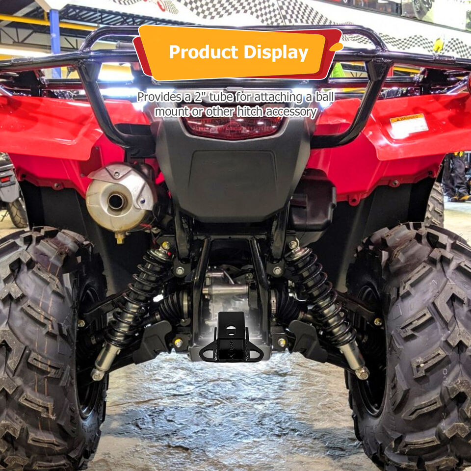 2" Receiver Hitch For honda Rincon 650 680 Rancher TRX420 Foreman ...