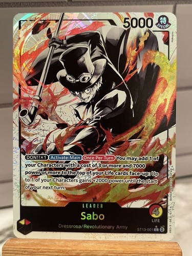 One Piece Card Game English ST13-001 Sabo Alt Art Leader The Three ...