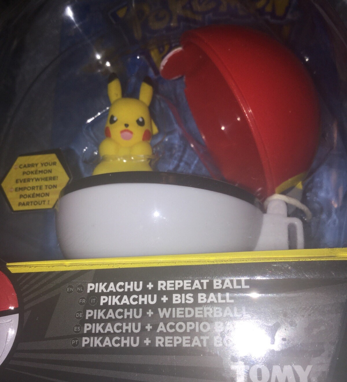 Tomy Pokemon Pikachu Repeat Ball Toy Figure - NEW Sealed | eBay
