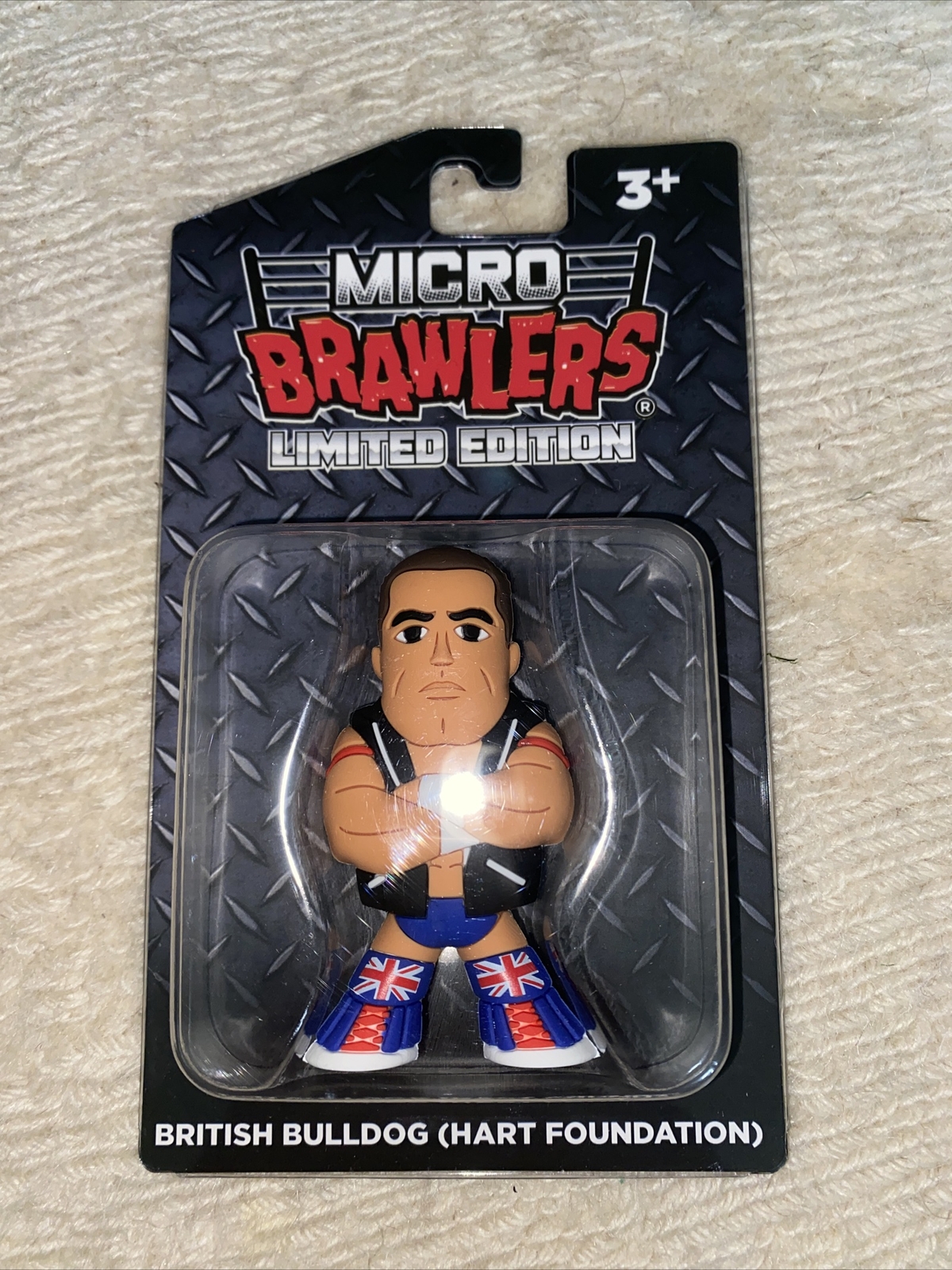 British Bulldog Micro Brawlers Pro Wrestling Crate Exclusive Figure ...