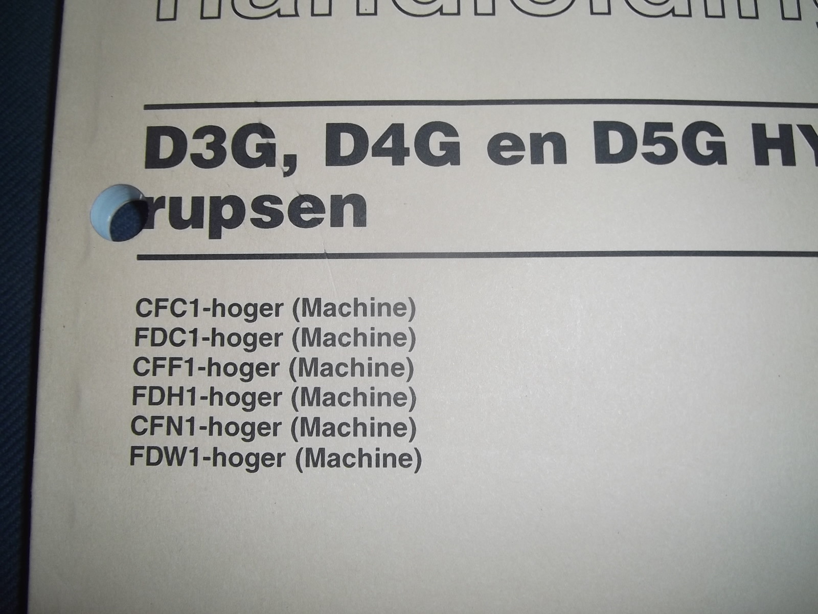 CAT CATERPILLAR D3G D4G D5G HYSTAT DOZER OPERATION & MAINTENANCE MANUAL ...