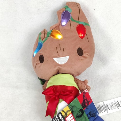 Disney Marvel Guardians of the Galaxy Groot Light Up Holiday 10" plush ...