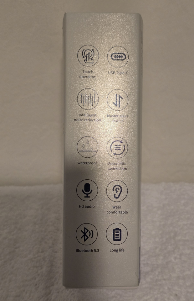 NIB Borofone BE8 Wireless Earbuds Earphone YK62 Ergonomic Curved Design | eBay