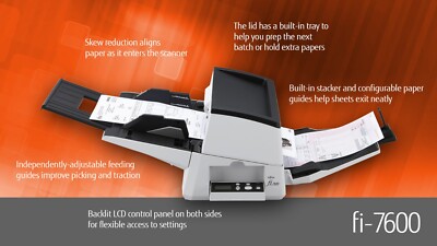 FUJITSU fi-7600- Image Scanner | eBay