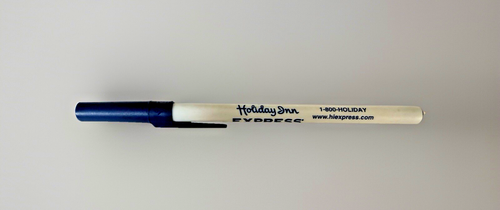 Vintage Holiday Inn Express Pen - Bic Blue Advertisement Promotional | eBay
