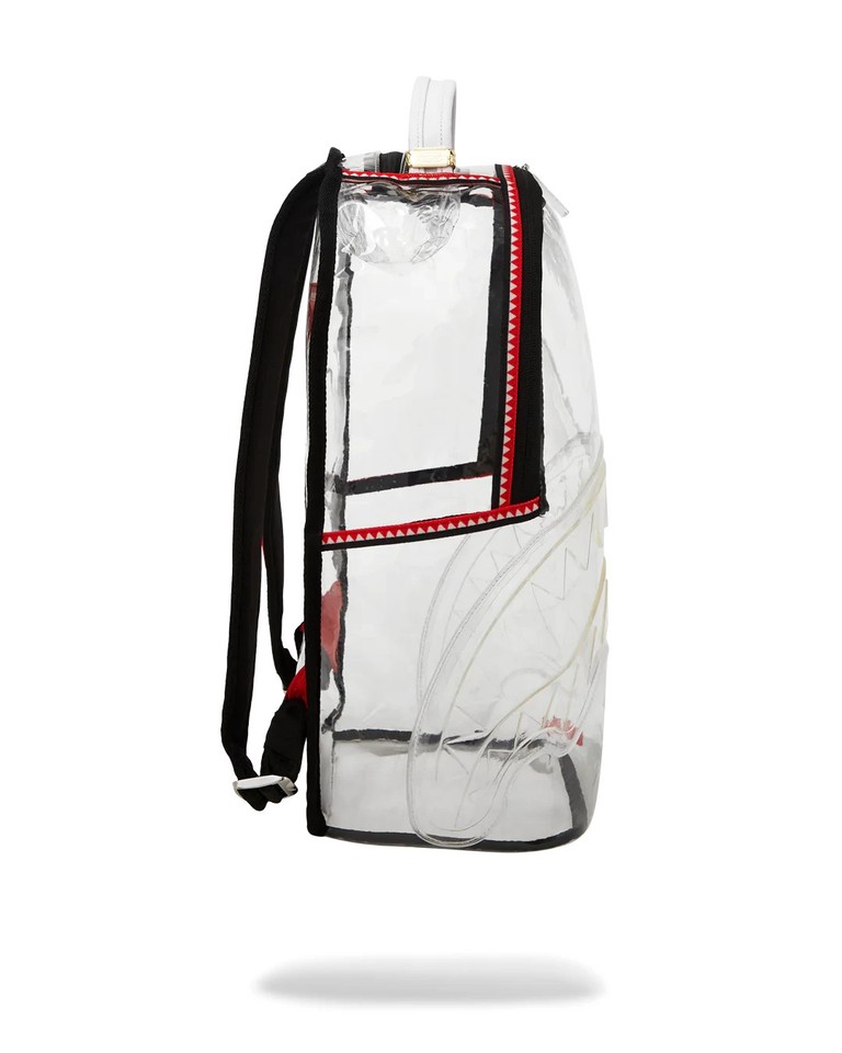 Authentic SPRAYGROUND 100% CLEAR SHARK BACKPACK (B7753) - LIMITED ...