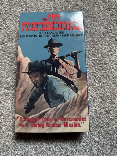 The Professionals VHS – Burt Lancaster, Lee Marvin Western Action ...