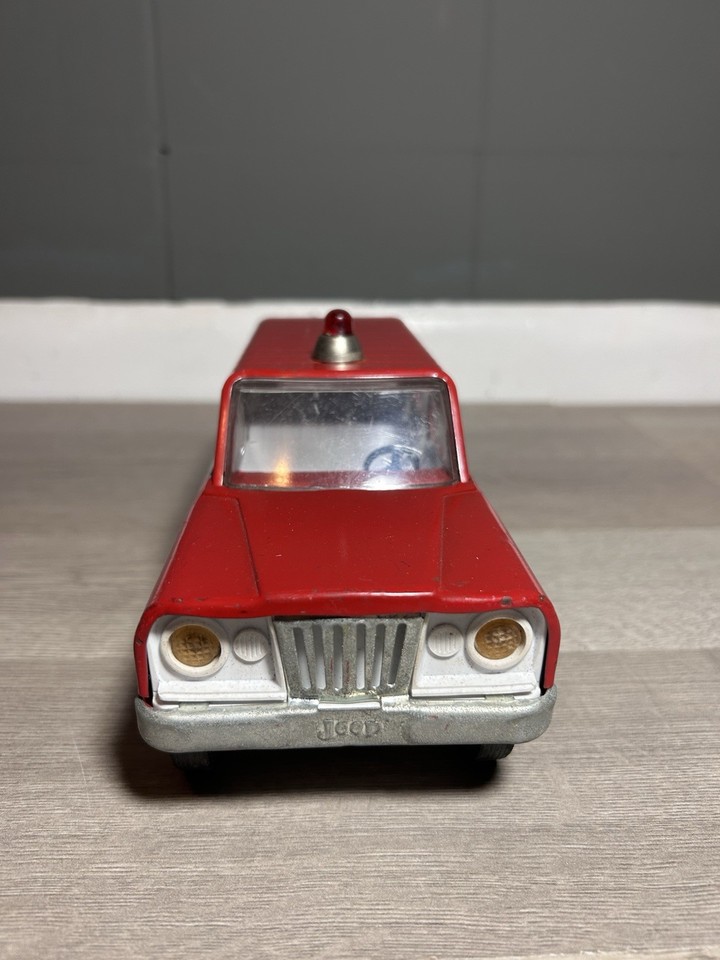Vintage 1966/68 Tonka Red Fire Chief Jeep Wagoneer Vintage Clean | eBay