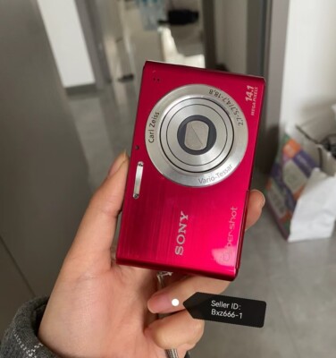 Sony Cyber-Shot DSC-W330 14.1MP 4x Optical Zoom Digital Camera Red/Blue ...