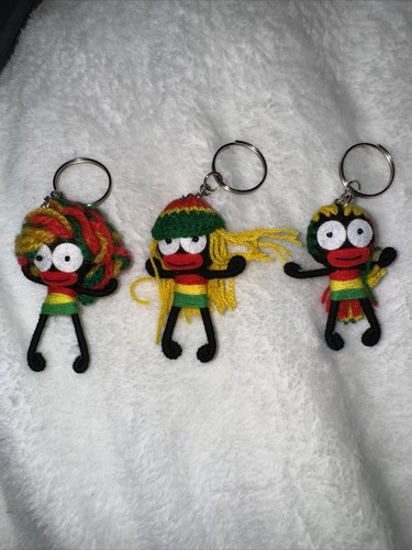 Voodoo Rasta Doll Keyrings X3 | eBay UK