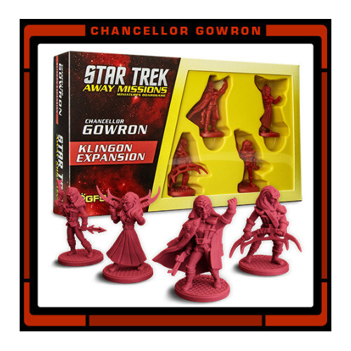 Star Trek Away Missions Miniatures Board Game-Klingon Expansions for 2 ...