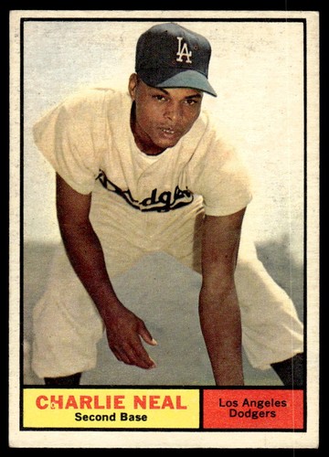 1961 TOPPS CHARLIE NEAL 423 VG-EX SP BASEBALL LOS ANGELES DODGERS | eBay