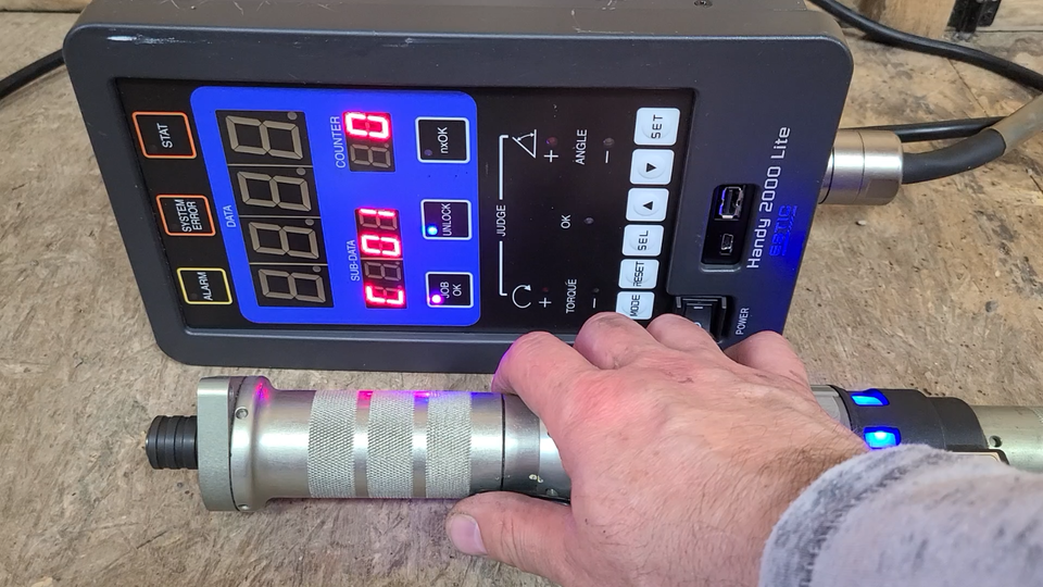 ESTIC EH2-HT40-000NNP CONTROL HANDY 2000 LITE COMPLETE w/ Nutrunner EH2 ...