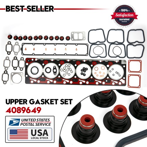 Genuine Upper Head Gasket Complete Kit Set 89-98 Cummins Dodge 5.9 12V ...