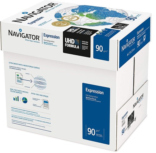 NAVIGATOR 90GSM A4 PREMIUM QUALITY PAPERWHITE COPY COPIER PRINTING ...