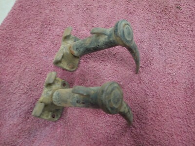 1930's, 40's Truck Spring Loaded Hood Hold Down Latches Very Heavy Cast ...