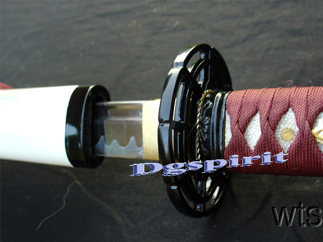 Hand Forged Japanese White Odachi Samurai Two Handed Large Field Sword ...